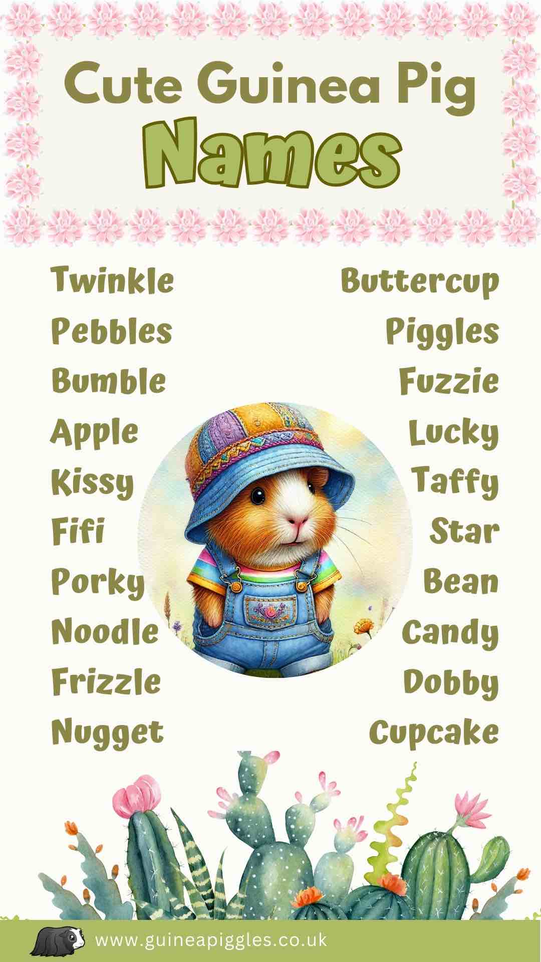 Over 450 Guinea Pig Names | Cute Names for Boys, Girls & Pairs